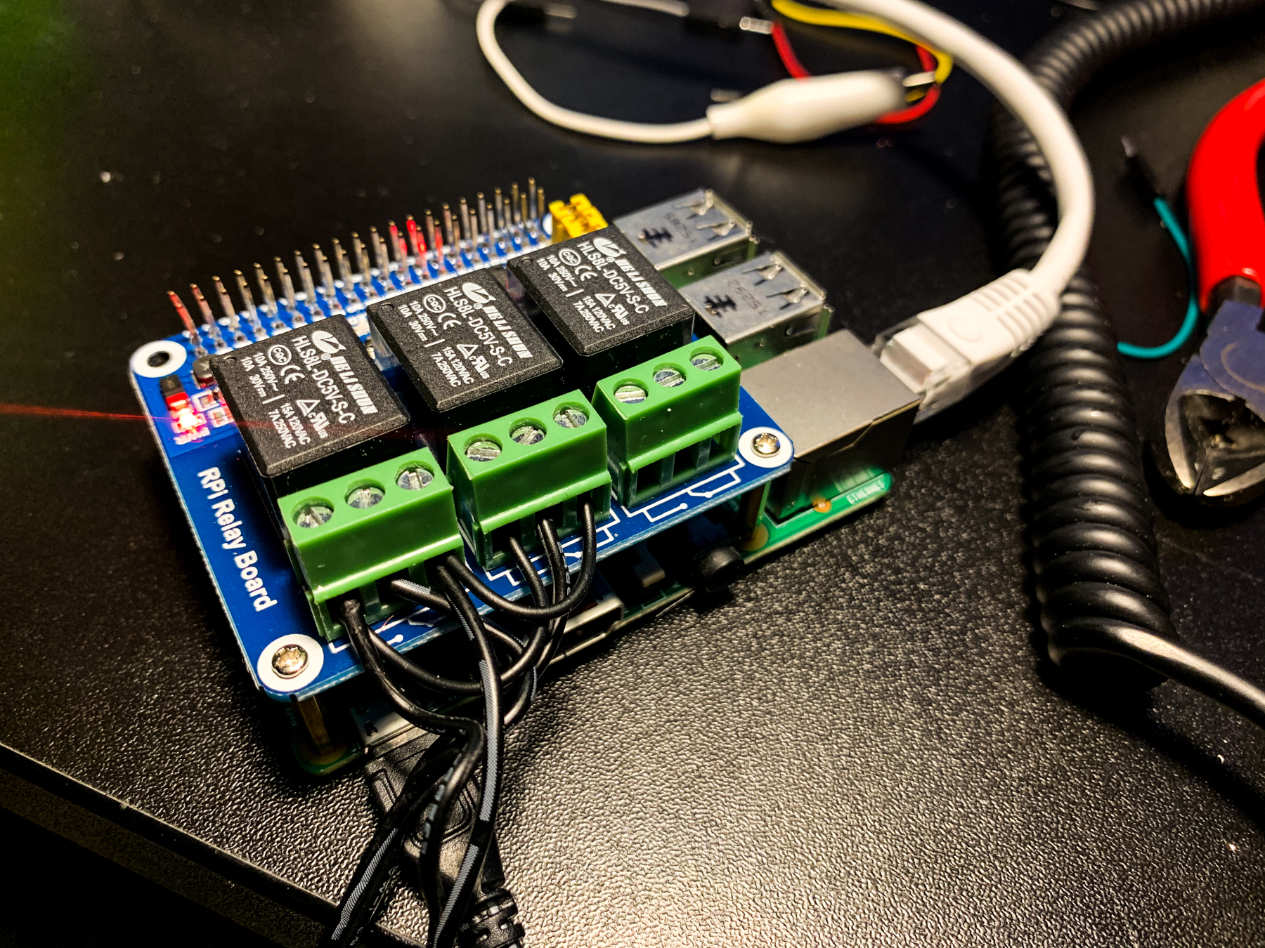 Home Made Standing Desk Raspberry Pi Controller | Timmy O'Mahony